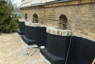 Vertikale Abdichtung